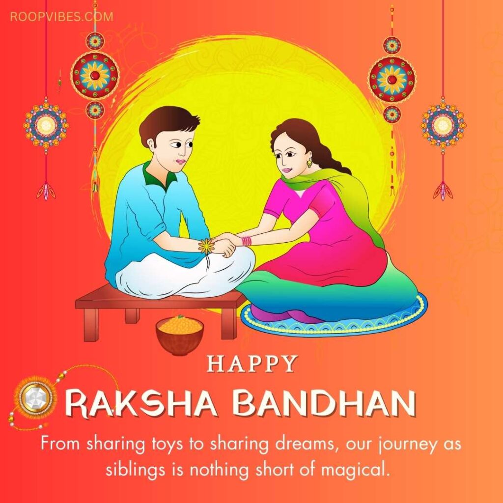 Happy Raksha Bandhan Quotes, Images, and Wishes | RoopVibes