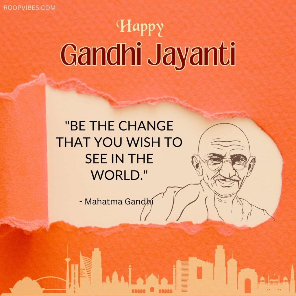 70+ Happy Gandhi Jayanti Wishes, Images and Quotes | RoopVibes