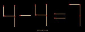 15+ Tricky Puzzles with Matchsticks | Matchstick Equation Puzzles ...