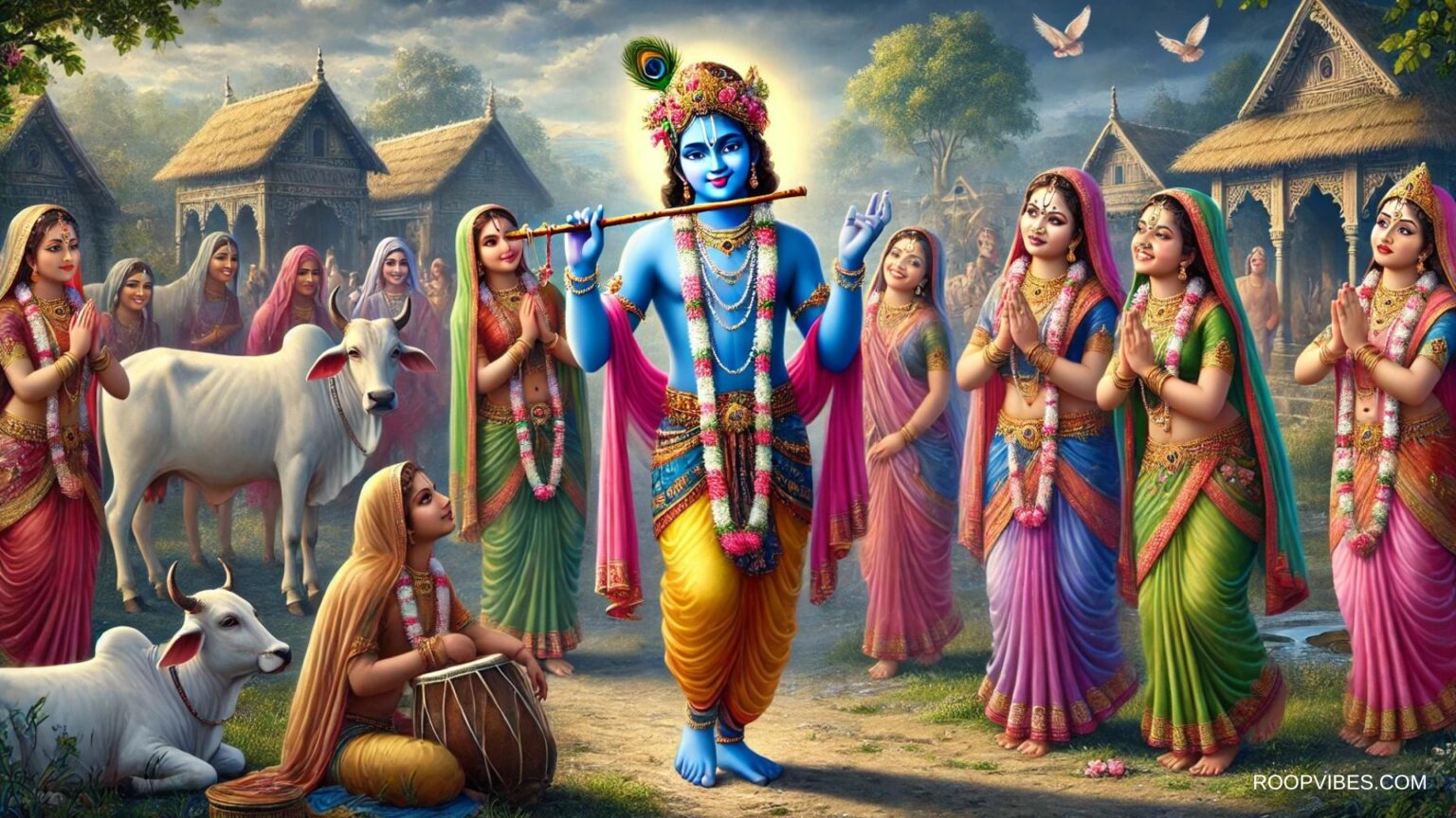 75+ Best Sri Krishna HD Wallpapers, Wishes for Krishna Janmashtami 2025 ...