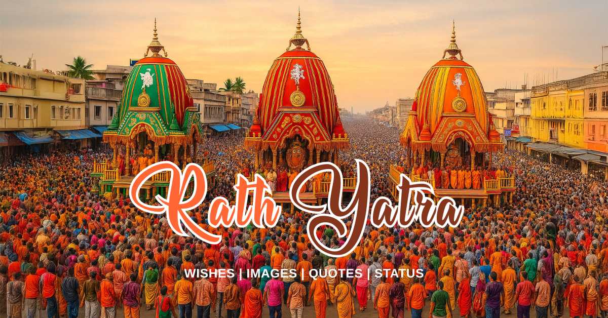 75+ Happy Rath Yatra 2025 Wishes, Images, Quotes and Status in English ...