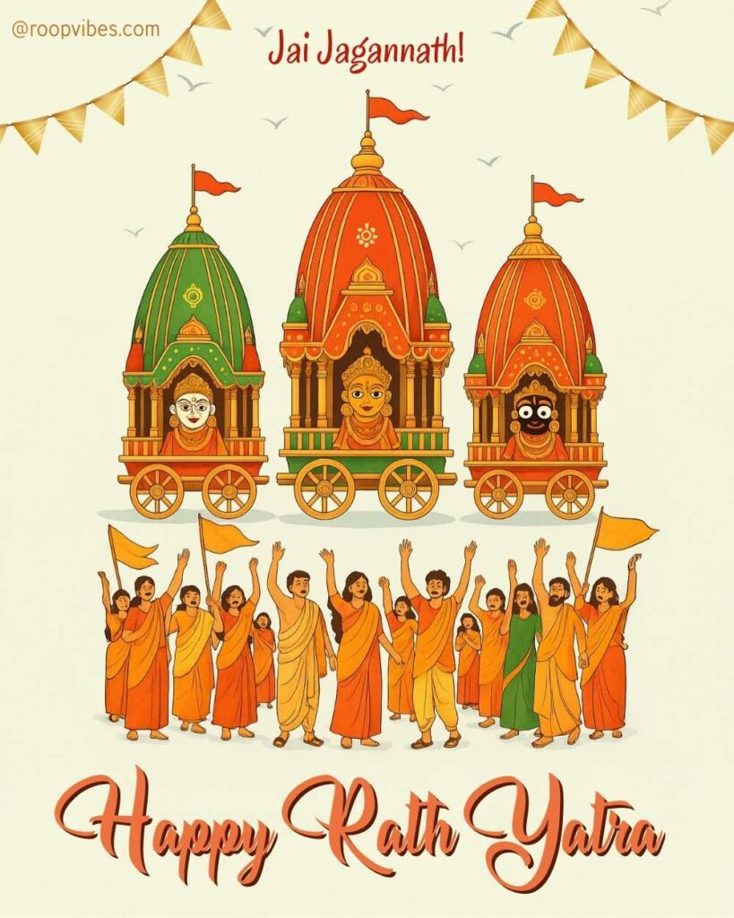 75+ Happy Rath Yatra 2025 Wishes, Images, Quotes and Status in English ...