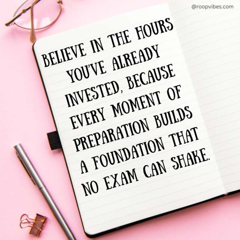 70+ Best Exam Quotes for Students to Boost Positivity | RoopVibes
